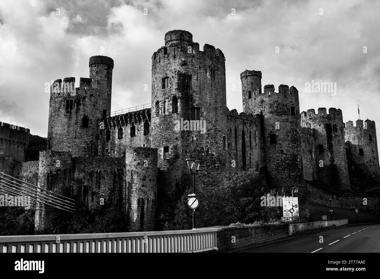 Conwy Castle North Wales Stock Photo - Alamy