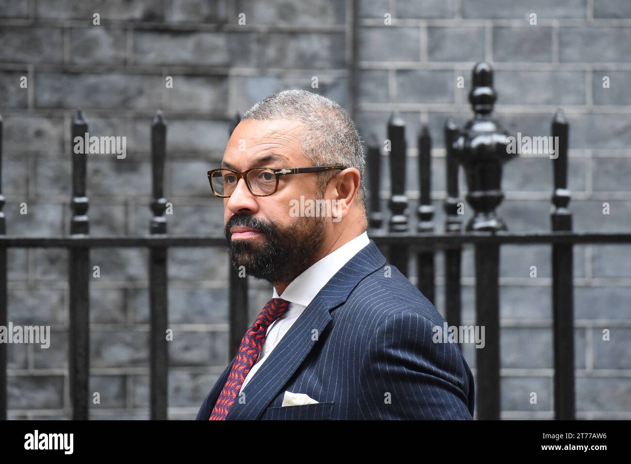 London, UK. 14th Nov, 2023. James Cleverly Home Secretary arrives in ...