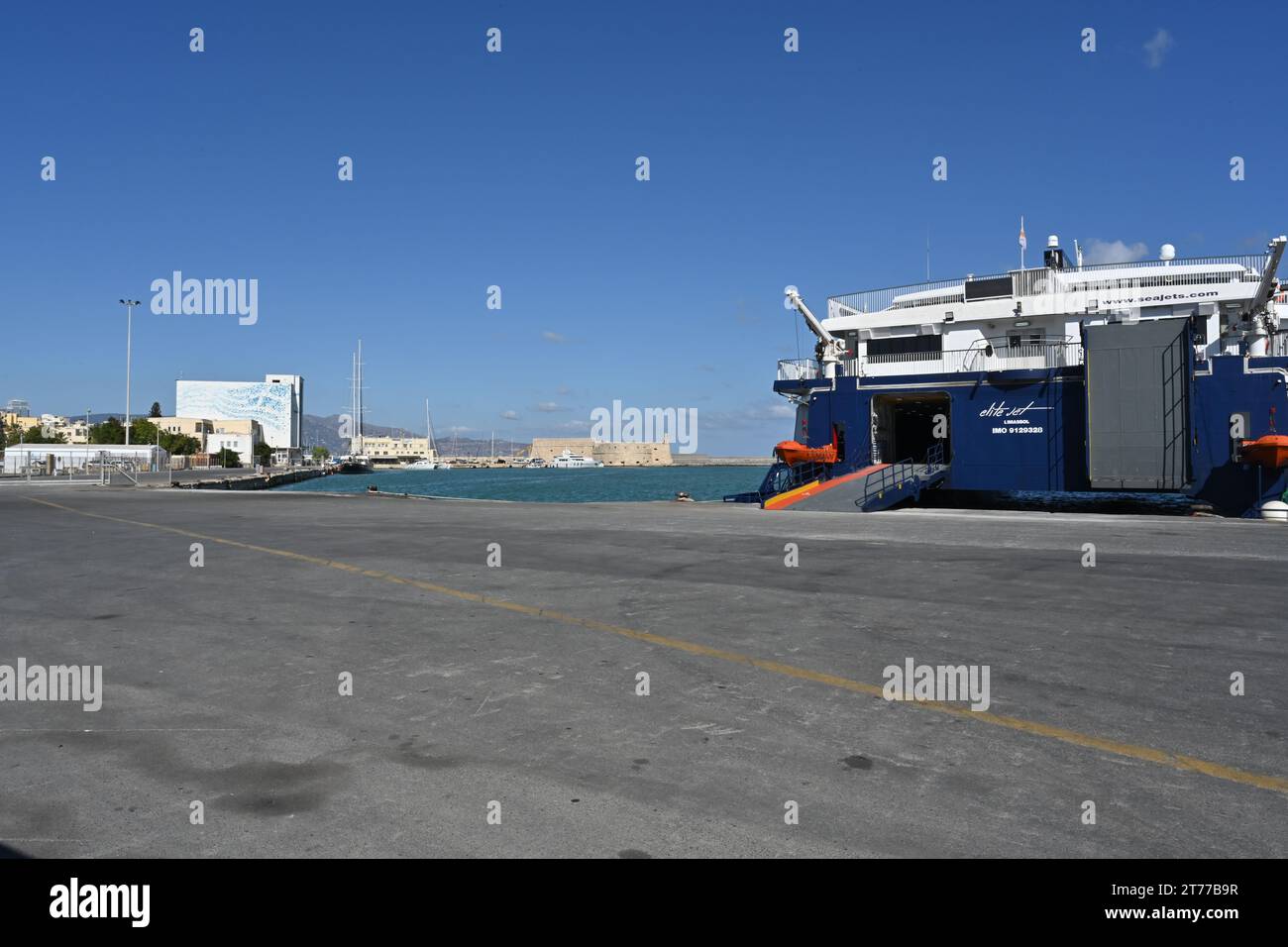 High-speed car and passenger ferry catamaran, Elite Jet, operated ...