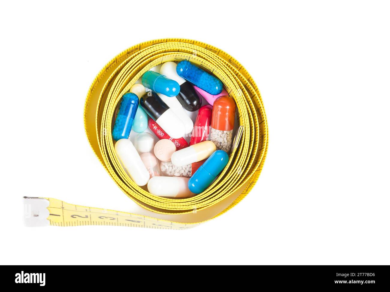 Top view medical capsules Cut Out Stock Images & Pictures - Alamy