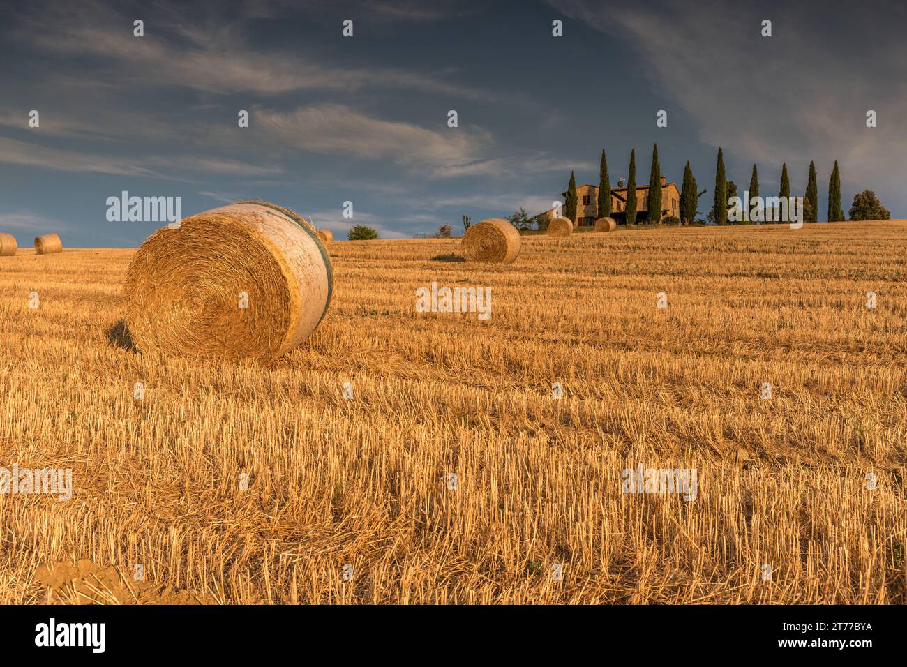 Harvest straw ball hi-res stock photography and images - Alamy