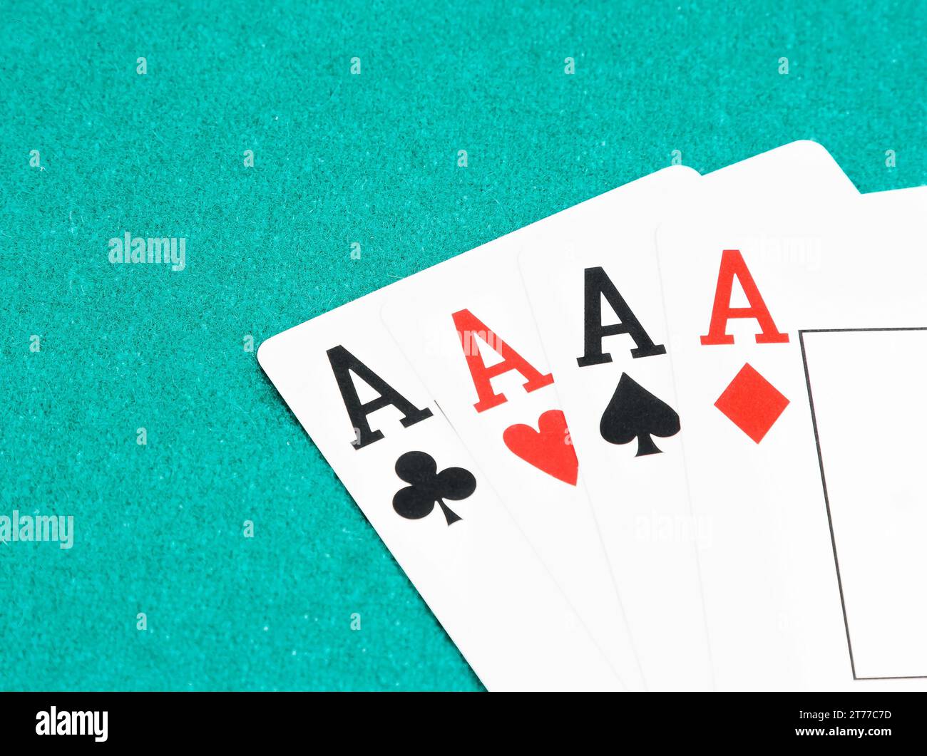 4 aces hi-res stock photography and images - Alamy