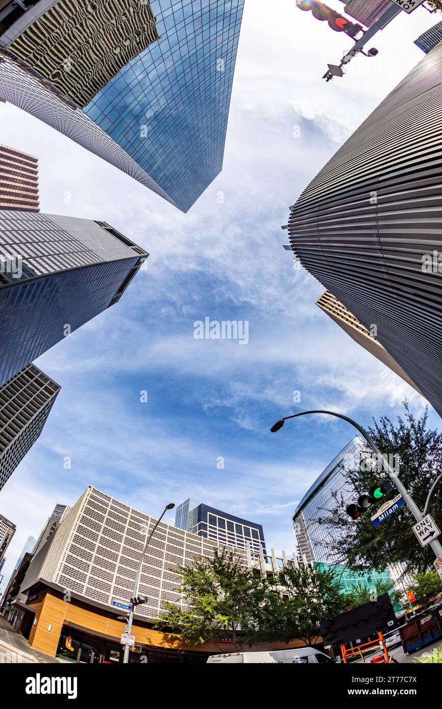 Perspective skyscraper houston from hi-res stock photography and images ...