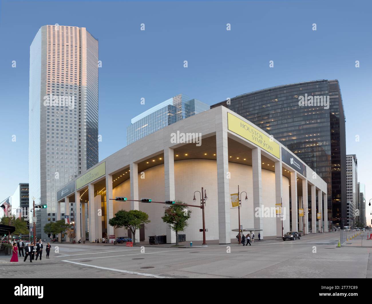 Houston, USA - October 20, 2023: houston symphony orchestra in the ...