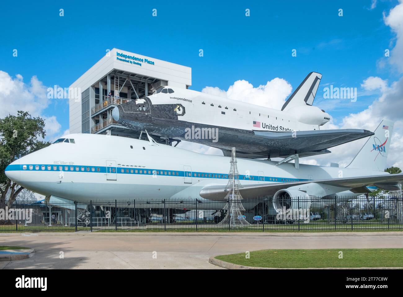 Houston, USA - October 21, 2023: Boeing 747-123 N905NA with replica ...