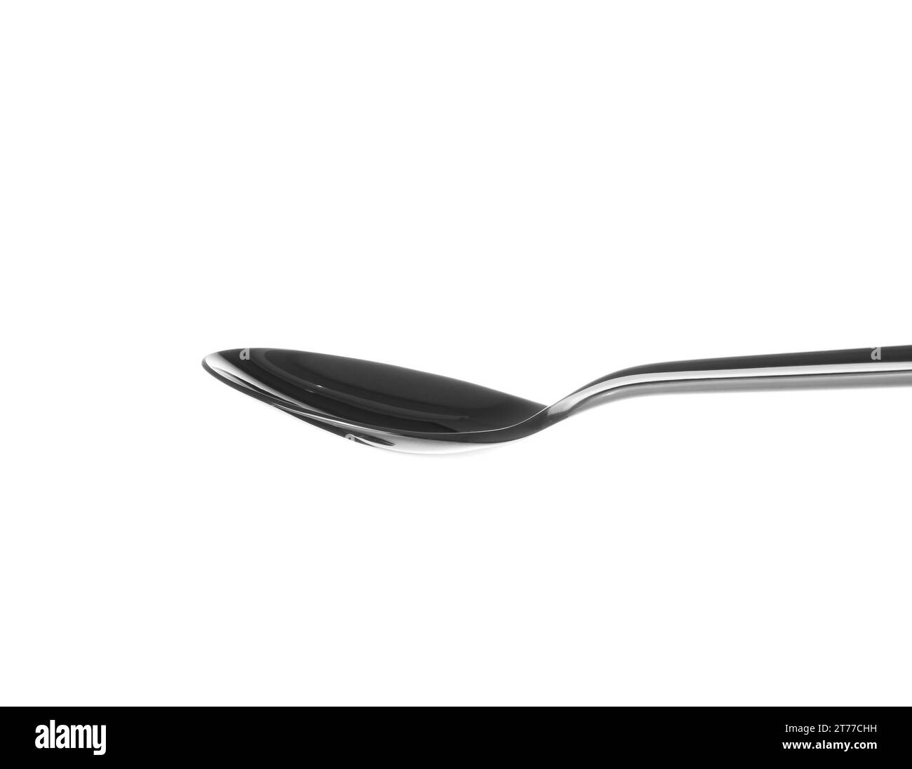 spoon isolated on white background, with space for text Stock Photo - Alamy