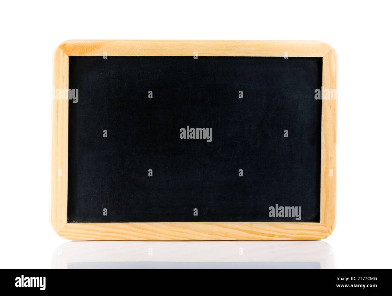 empty blackboard isolated on white background Stock Photo - Alamy