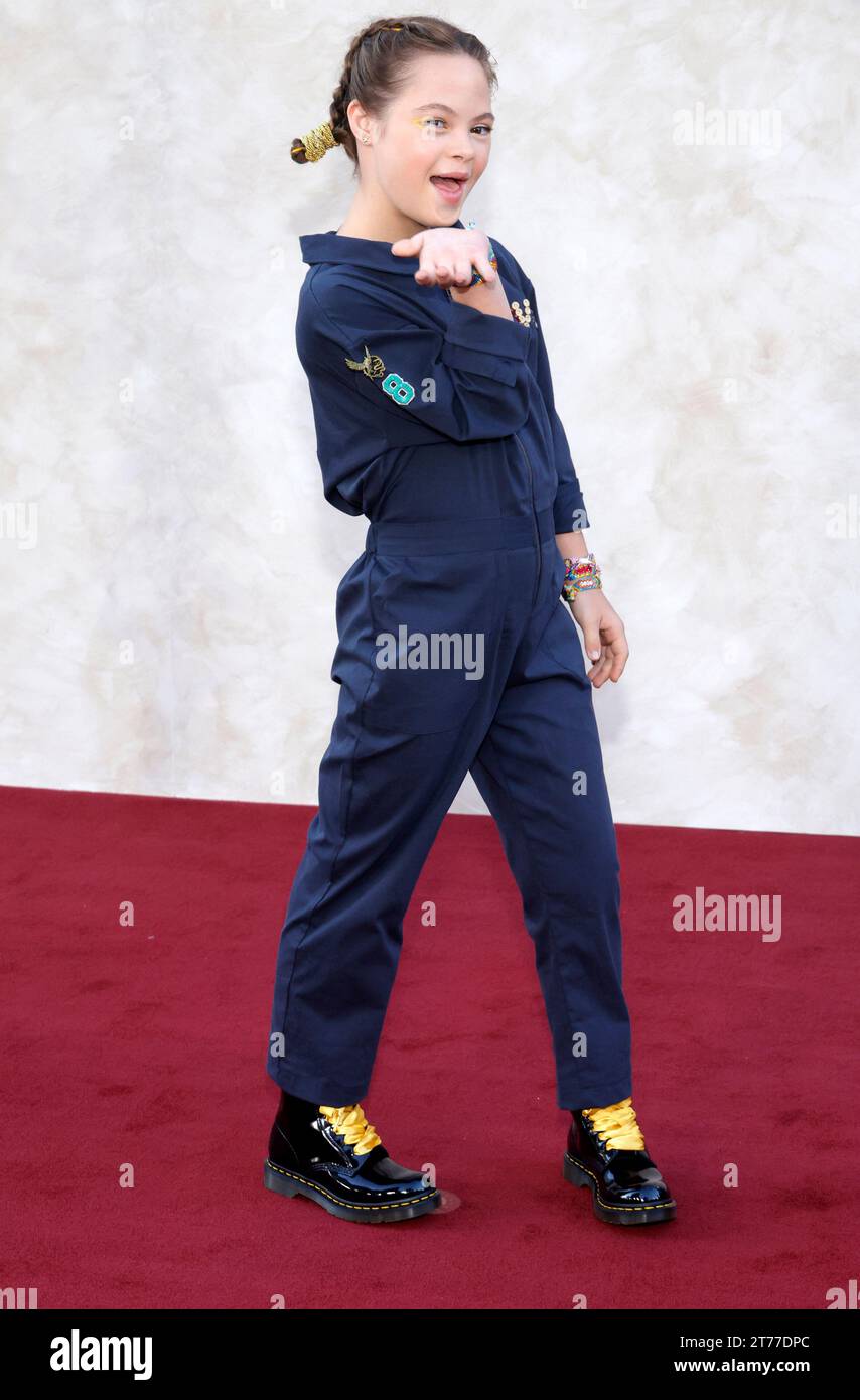 Hollywood, Ca. 13th Nov, 2023. Sofia Sanchez at the LA Premiere of The ...