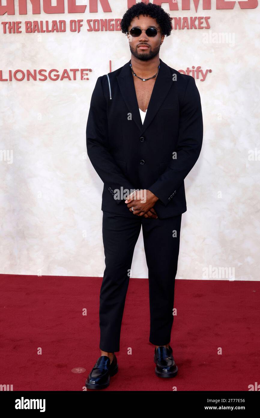 Hollywood, Ca. 13th Nov, 2023. Nick Benson at the LA Premiere of The Hunger Games: The Ballad Of ...