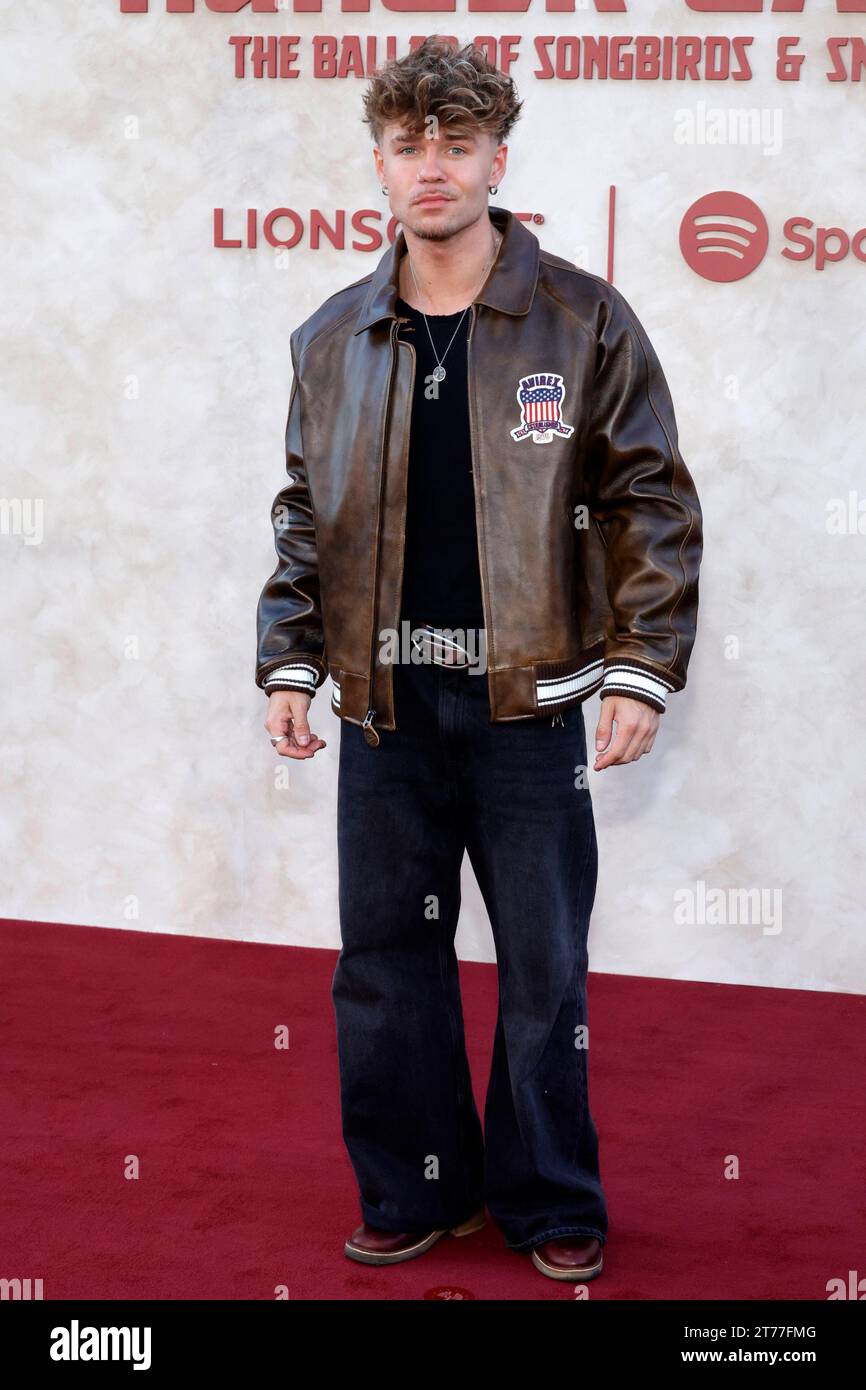 HOLLYWOOD, CA - NOVEMBER 13: Vik White at the LA Premiere of The Hunger ...