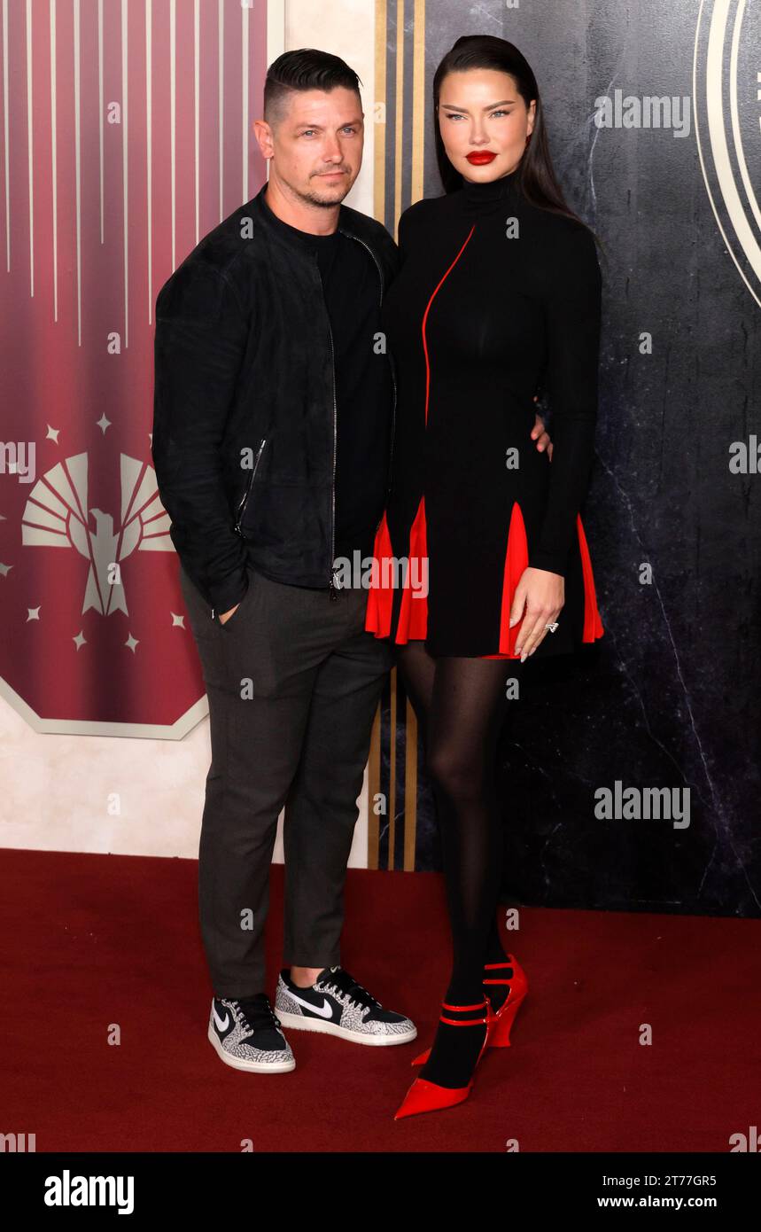 HOLLYWOOD, CA - NOVEMBER 13: Andre Lemmers, Adriana Lima at the LA ...