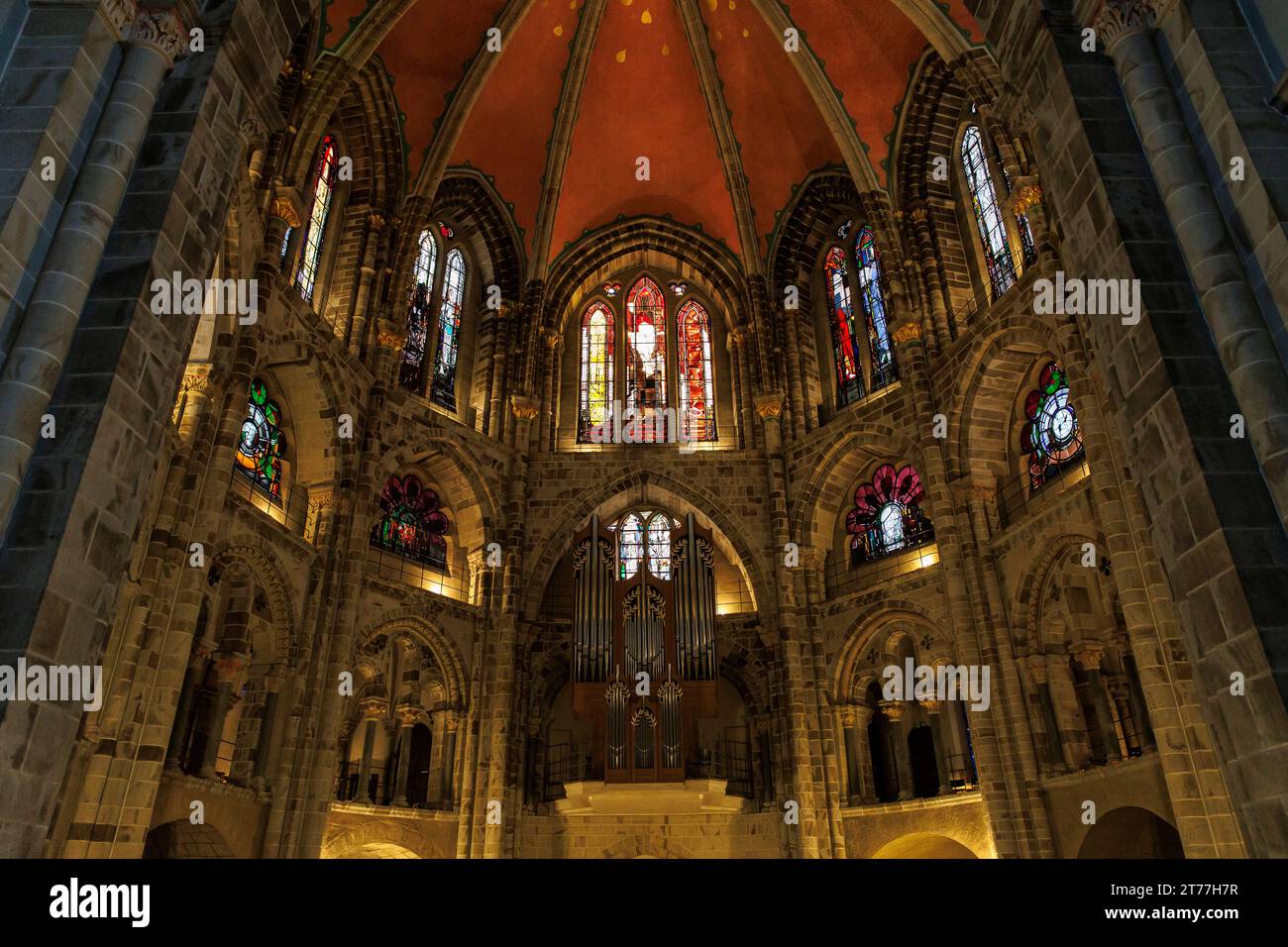 decagon of the romanesque church St. Gereon, Cologne, Germany. Dekagon ...