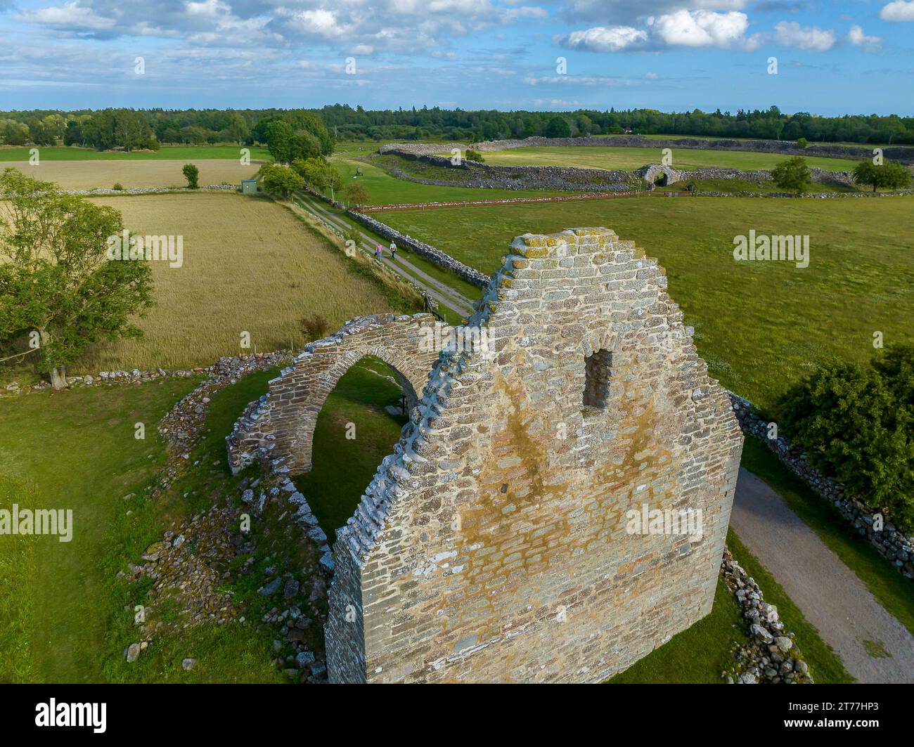 Drone photos of chapel hi-res stock photography and images - Alamy