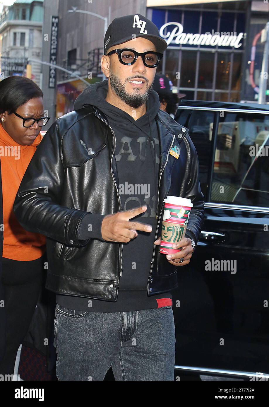 NEW YORK, NY- November 13: Swiss Beatz seen at Good Morning America ...