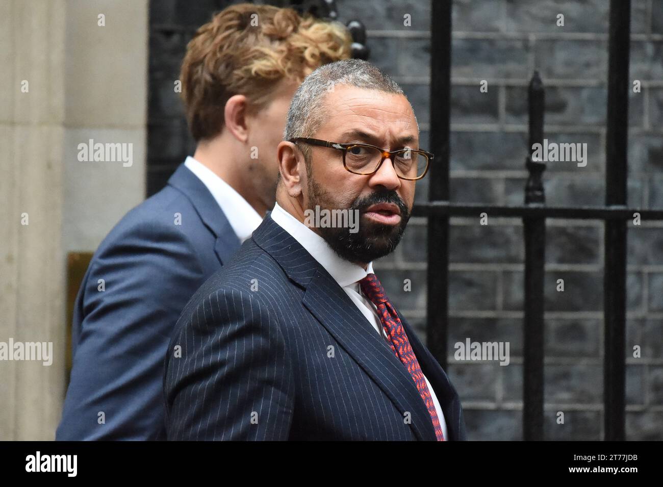 London, UK. 14th Nov, 2023. James Cleverly Home Secretary arrives in ...