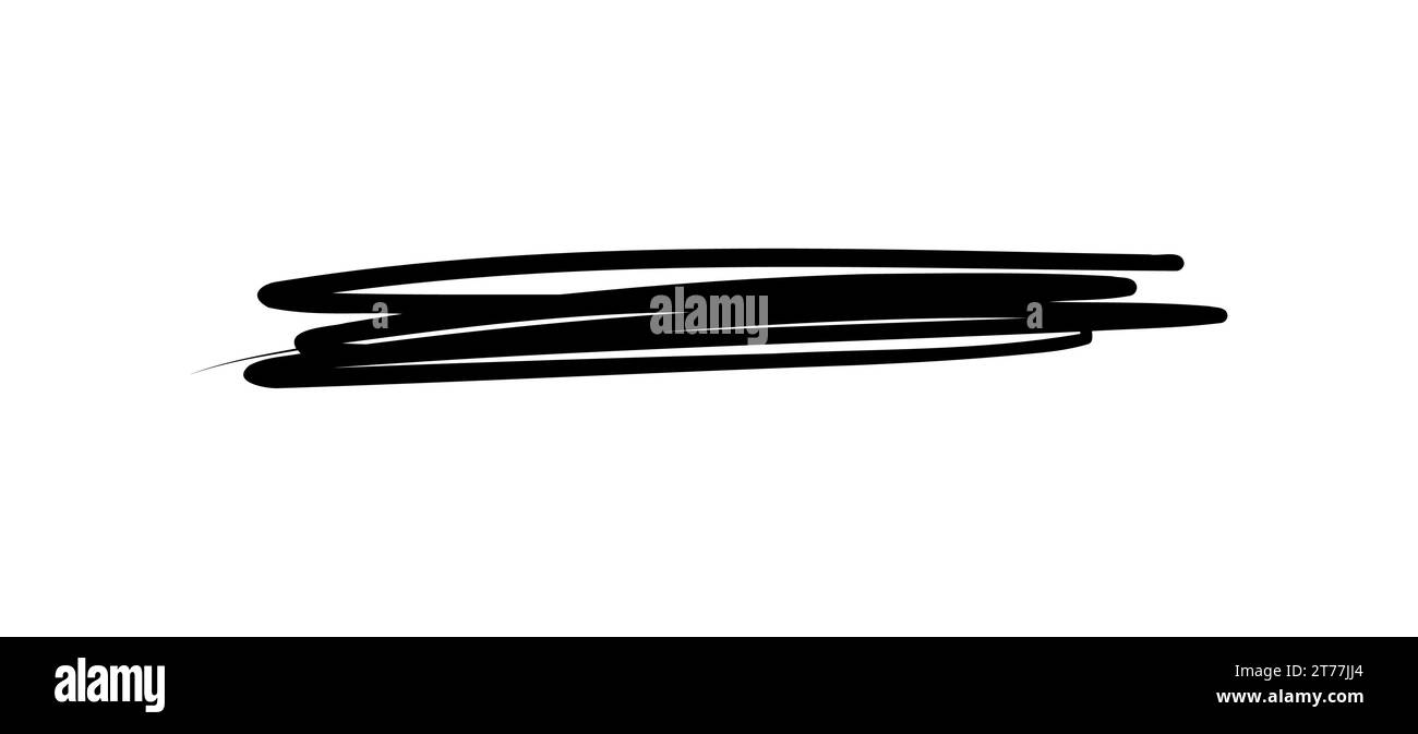 Scribble pen strokes. Doodle pencil scratch. Vector freehand shapes ...