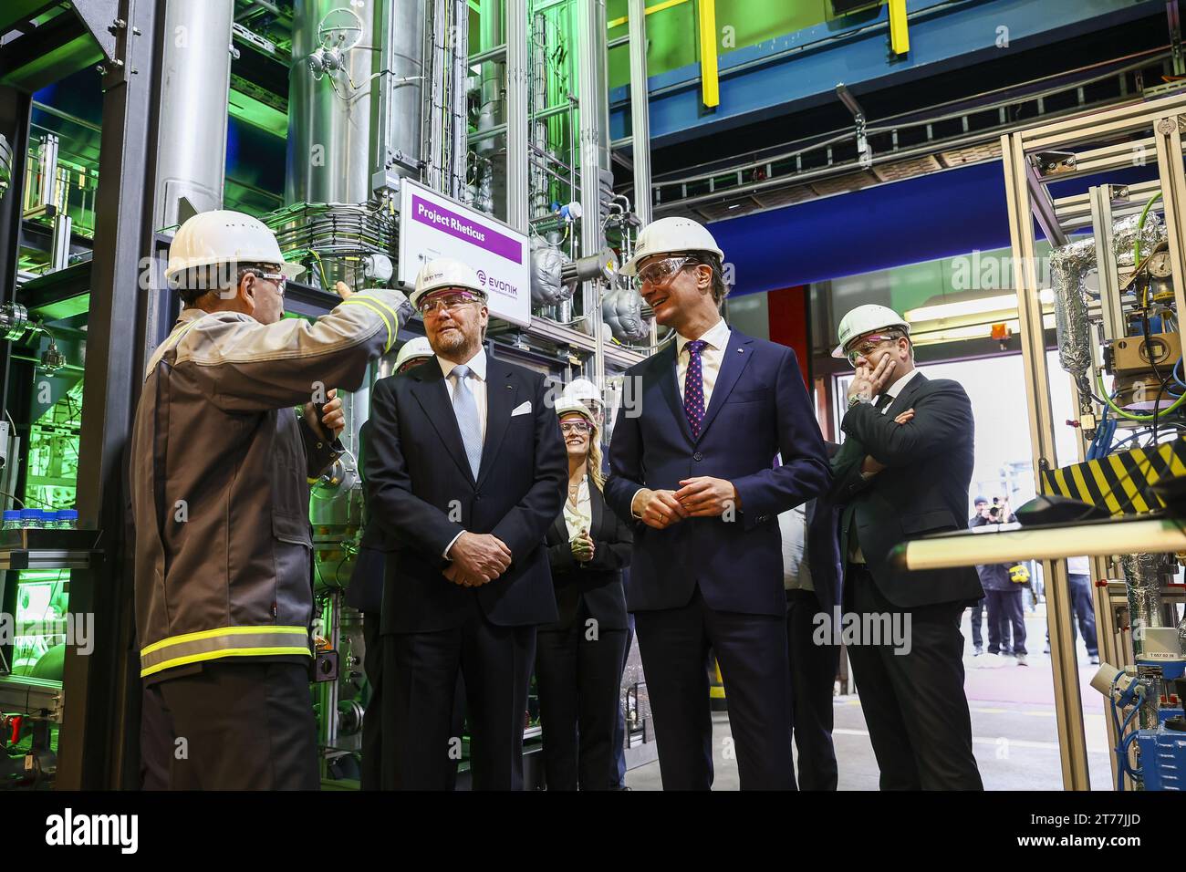 MARL - King Willem-Alexander during a visit to the Rheticus building ...