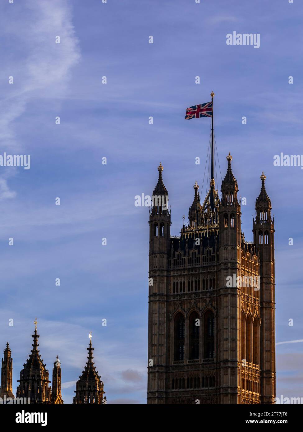 Victoria Tower, Palace of Westminster, Westminster, London, UK, GB Stock Photo - Alamy