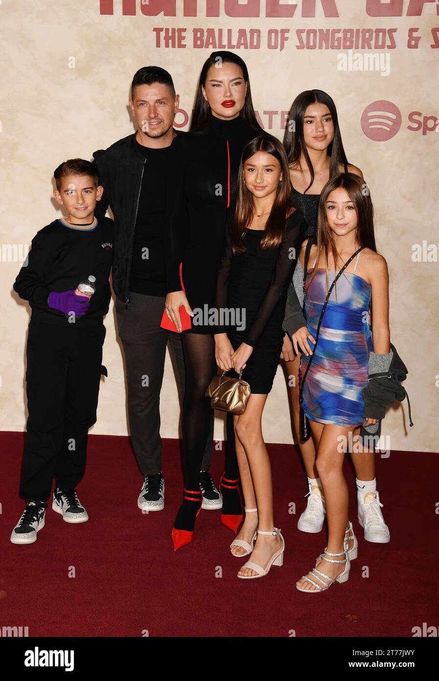 HOLLYWOOD, CALIFORNIA - NOVEMBER 13: Andre Lemmer, Adriana Lima and ...