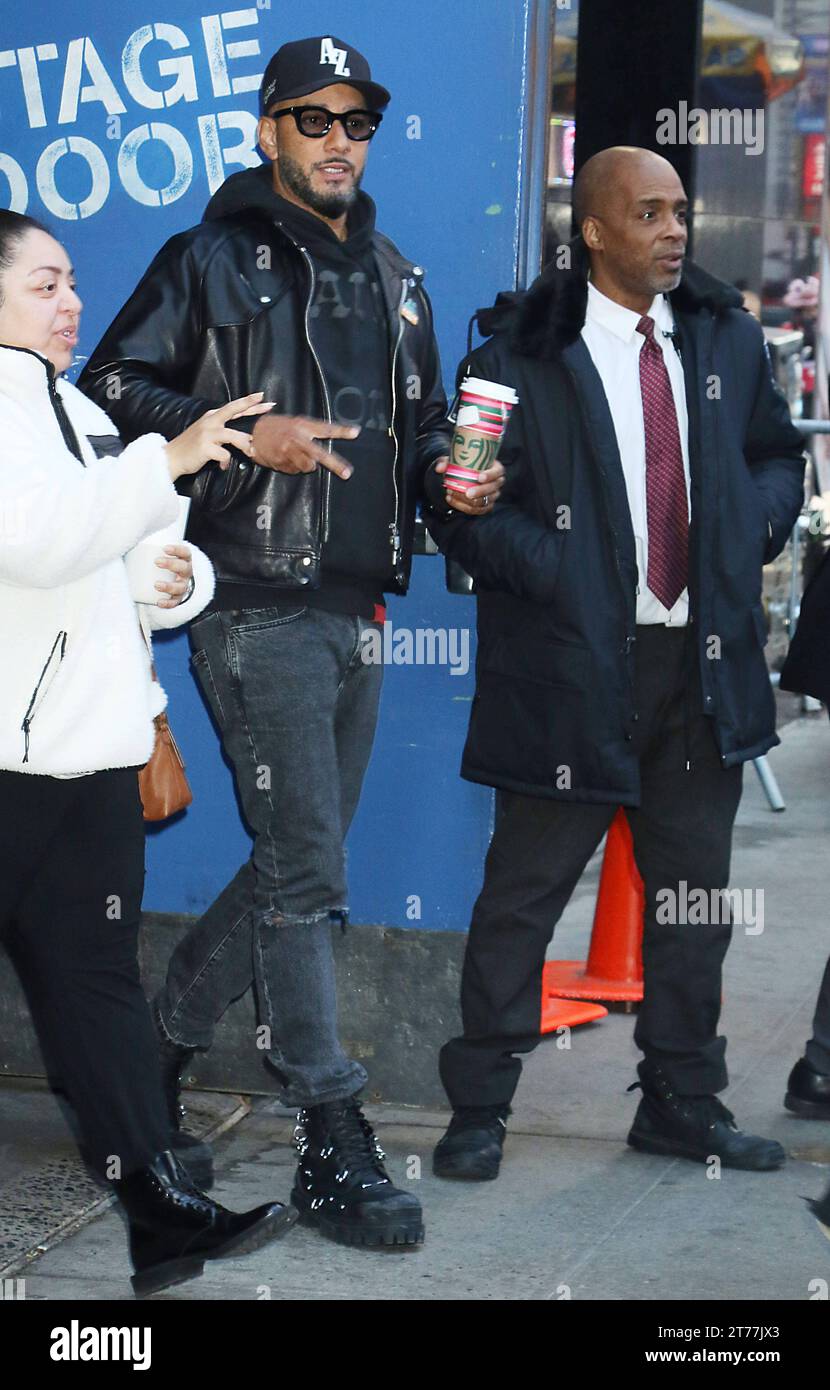 NEW YORK, NY- November 13: Swiss Beatz seen at Good Morning America ...