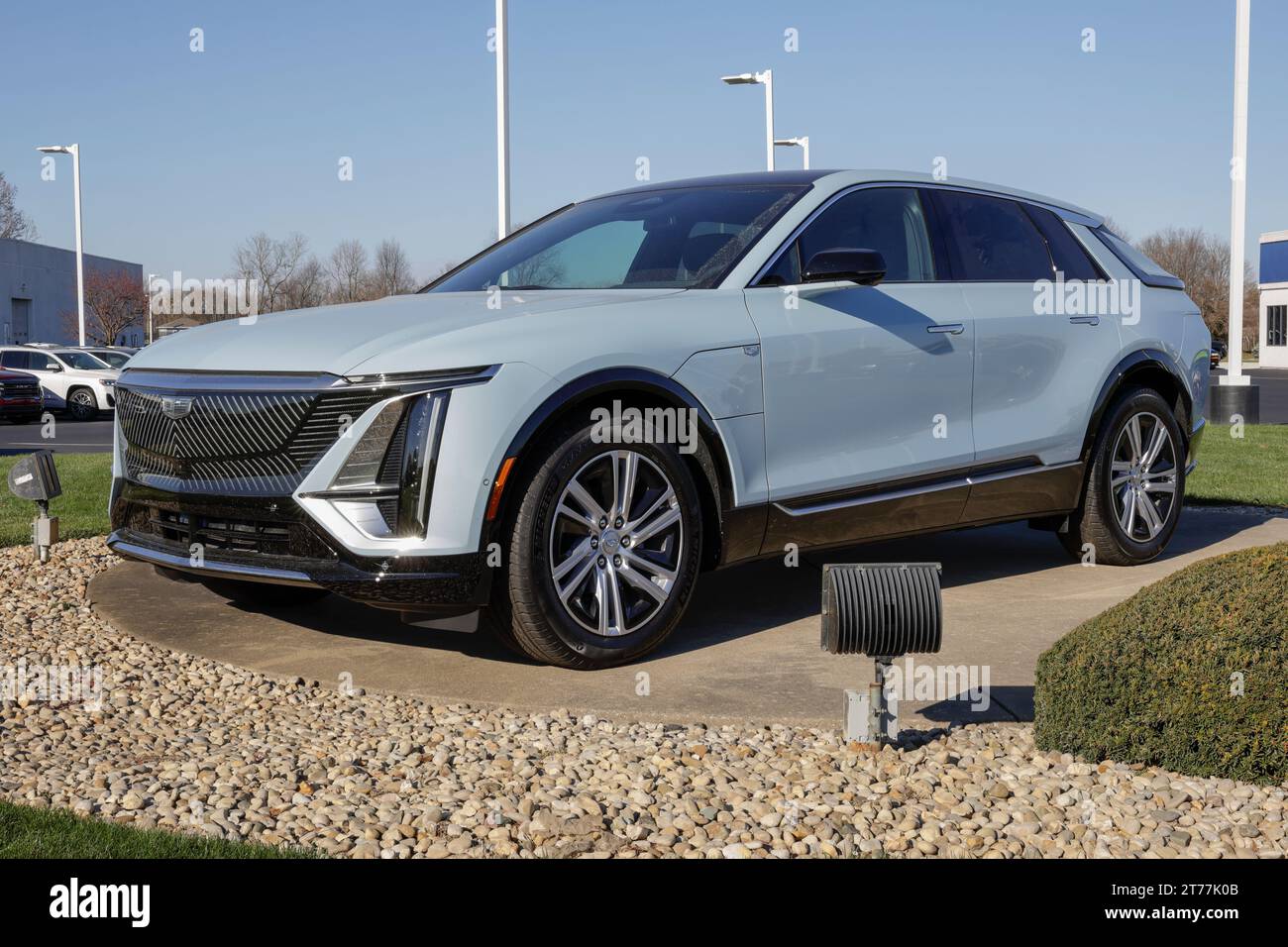 Kokomo - November 12, 2023: Cadillac LYRIQ EV Electric Vehicle display ...