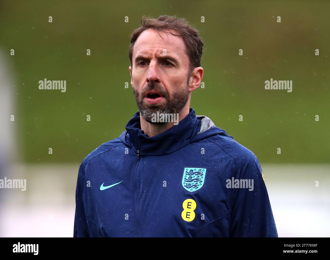England manager Gareth Southgate during a training session at St ...