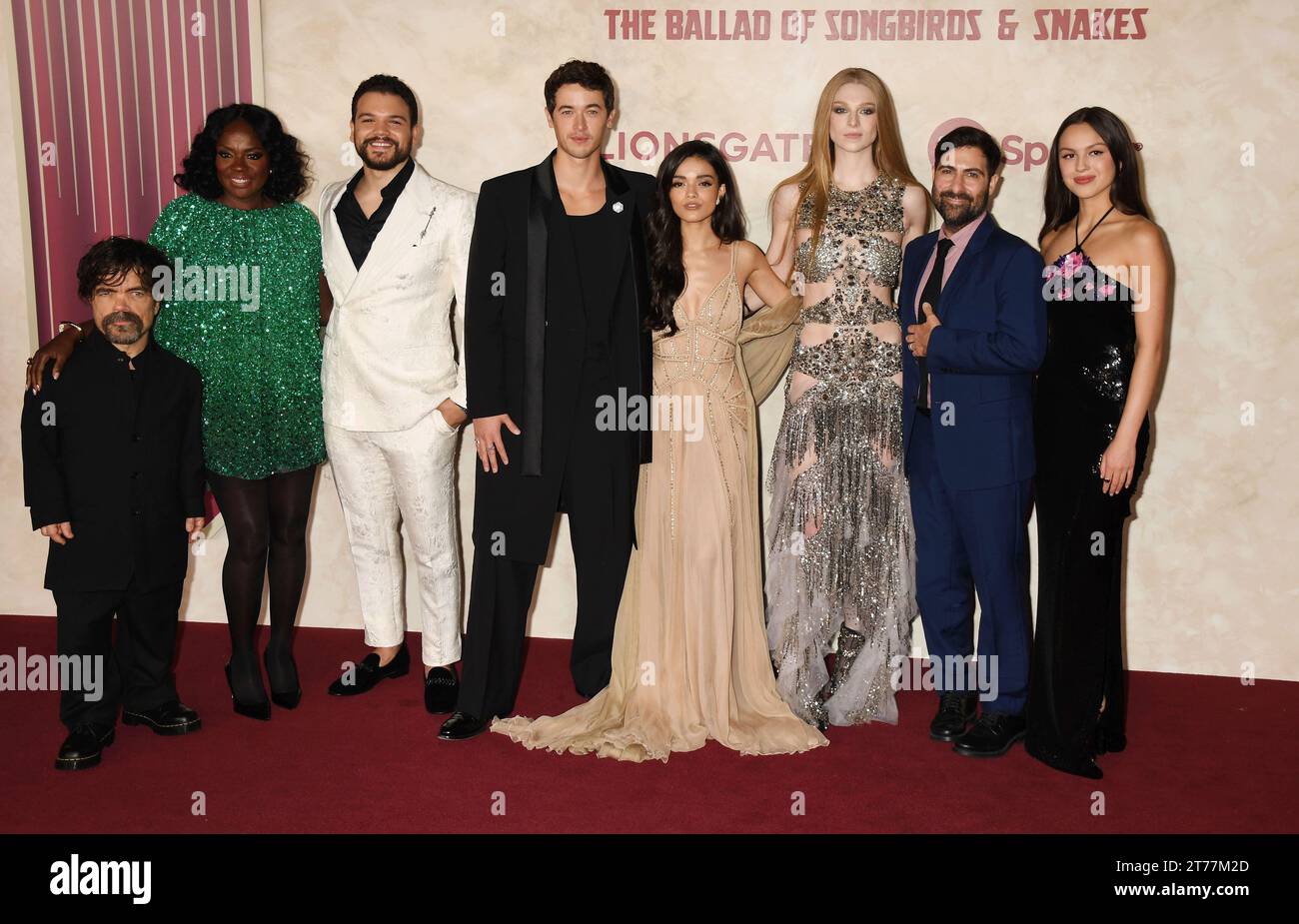 HOLLYWOOD, CALIFORNIA - NOVEMBER 13: (L-R) Peter Dinklage, Viola Davis ...