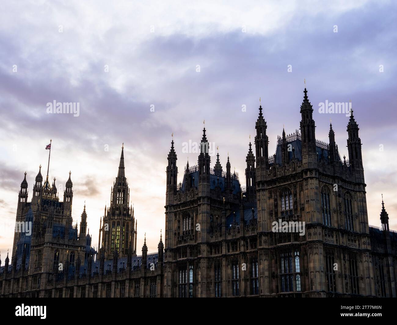 Dramatic Evening Skyline, Palace of Westminster, Houses of Parliament, London, England, UK, GB ...