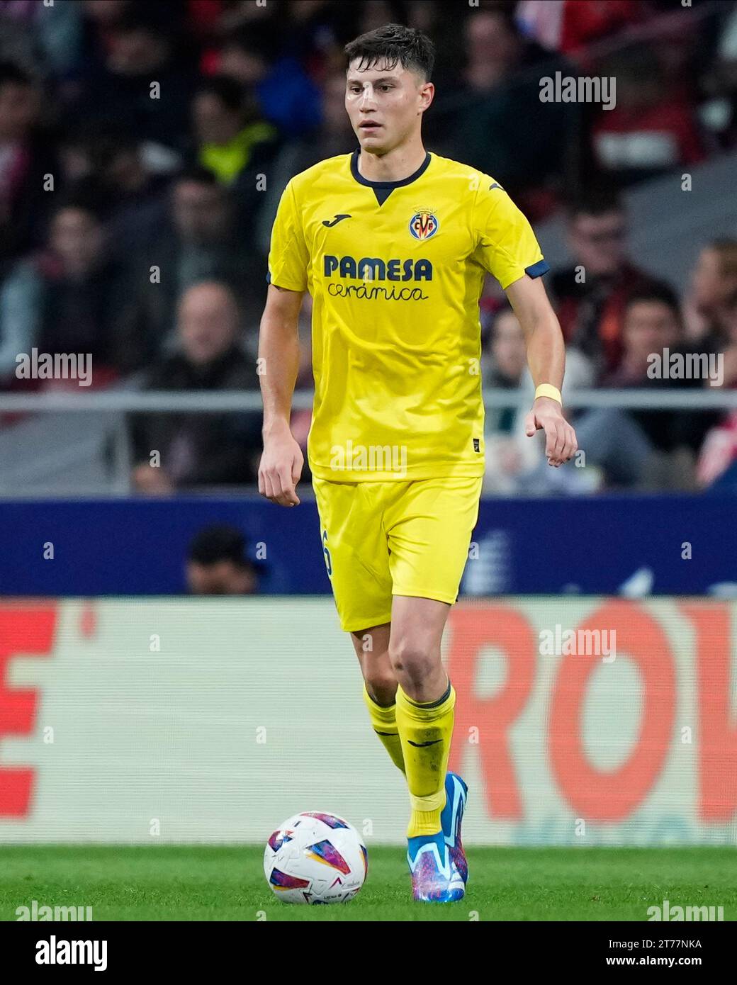 Madrid, Spain. 12th Nov, 2023. Jorge Cuenca of Villarreal CF during the ...