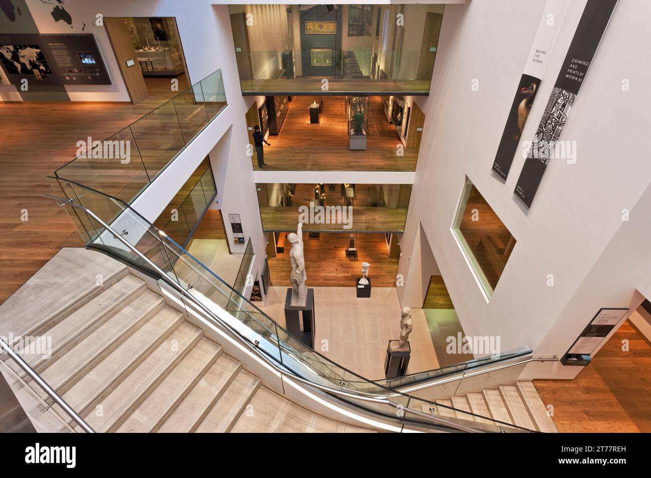 Interior of the Ashmolean Museum in Oxford Stock Photo - Alamy
