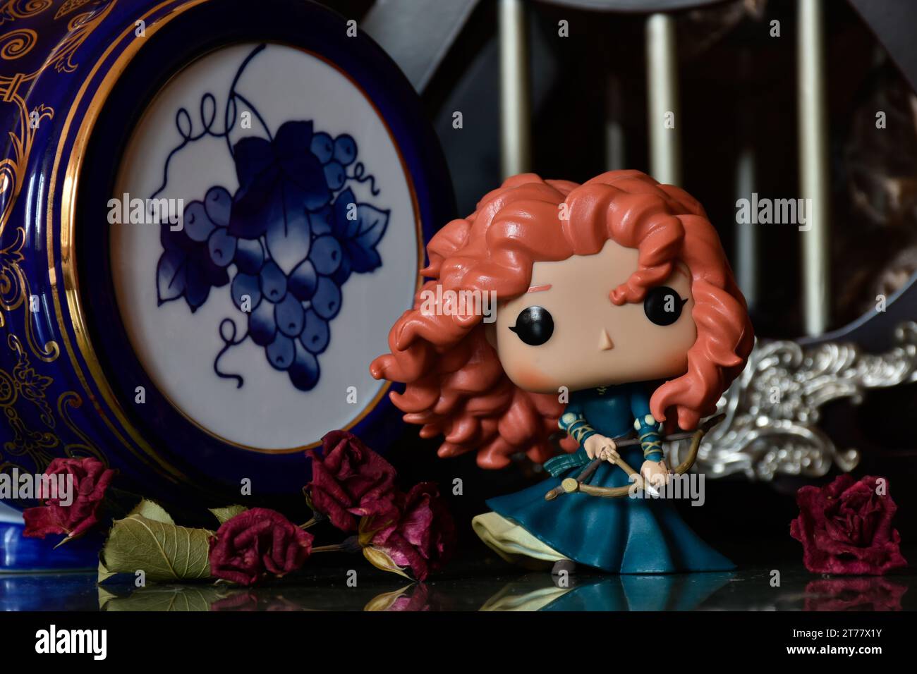 Funko Pop action figure of princess Merida with bow and arrow from ...