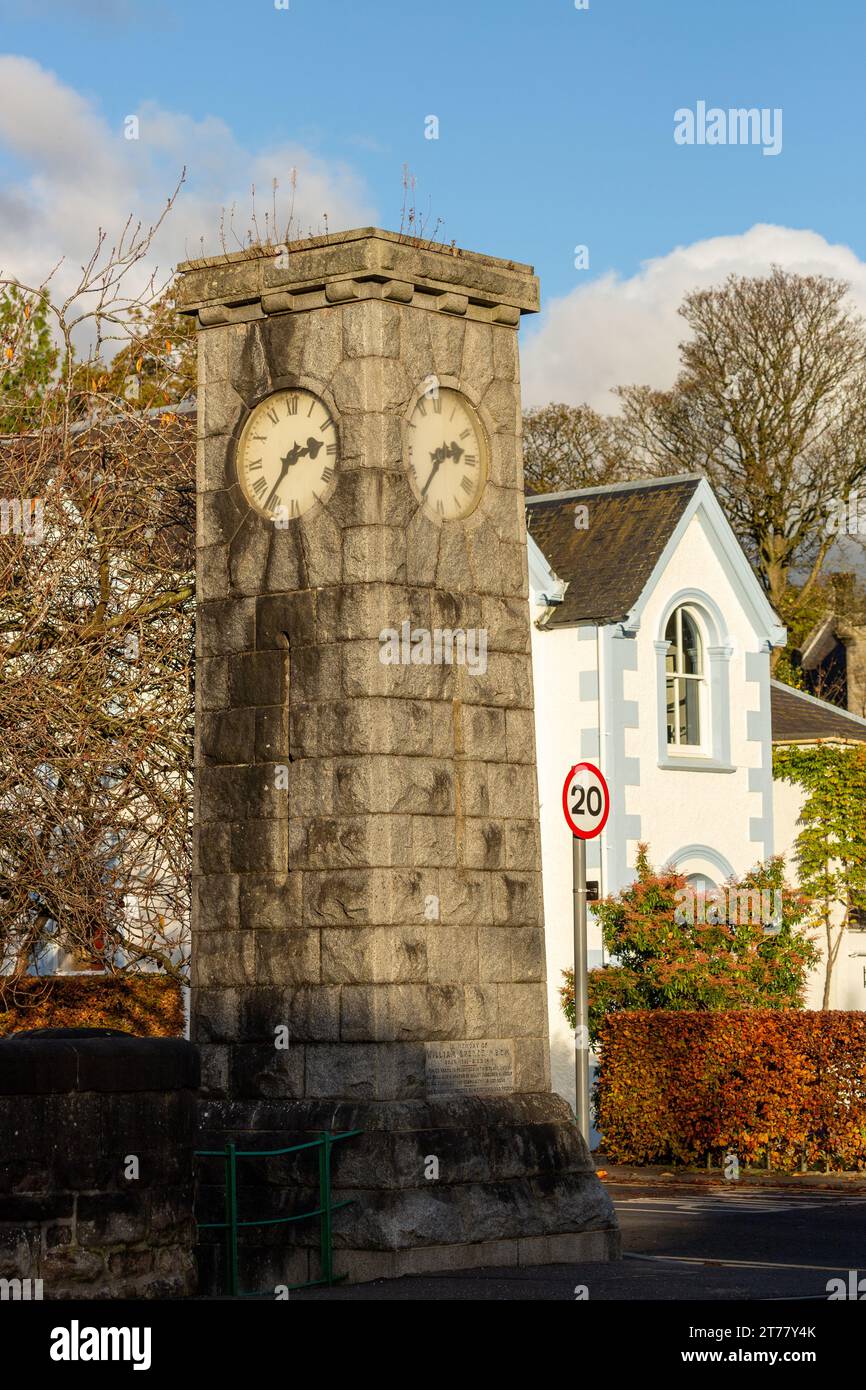 William Spence Memorial Clock, Erected by his patients and friends,the ...