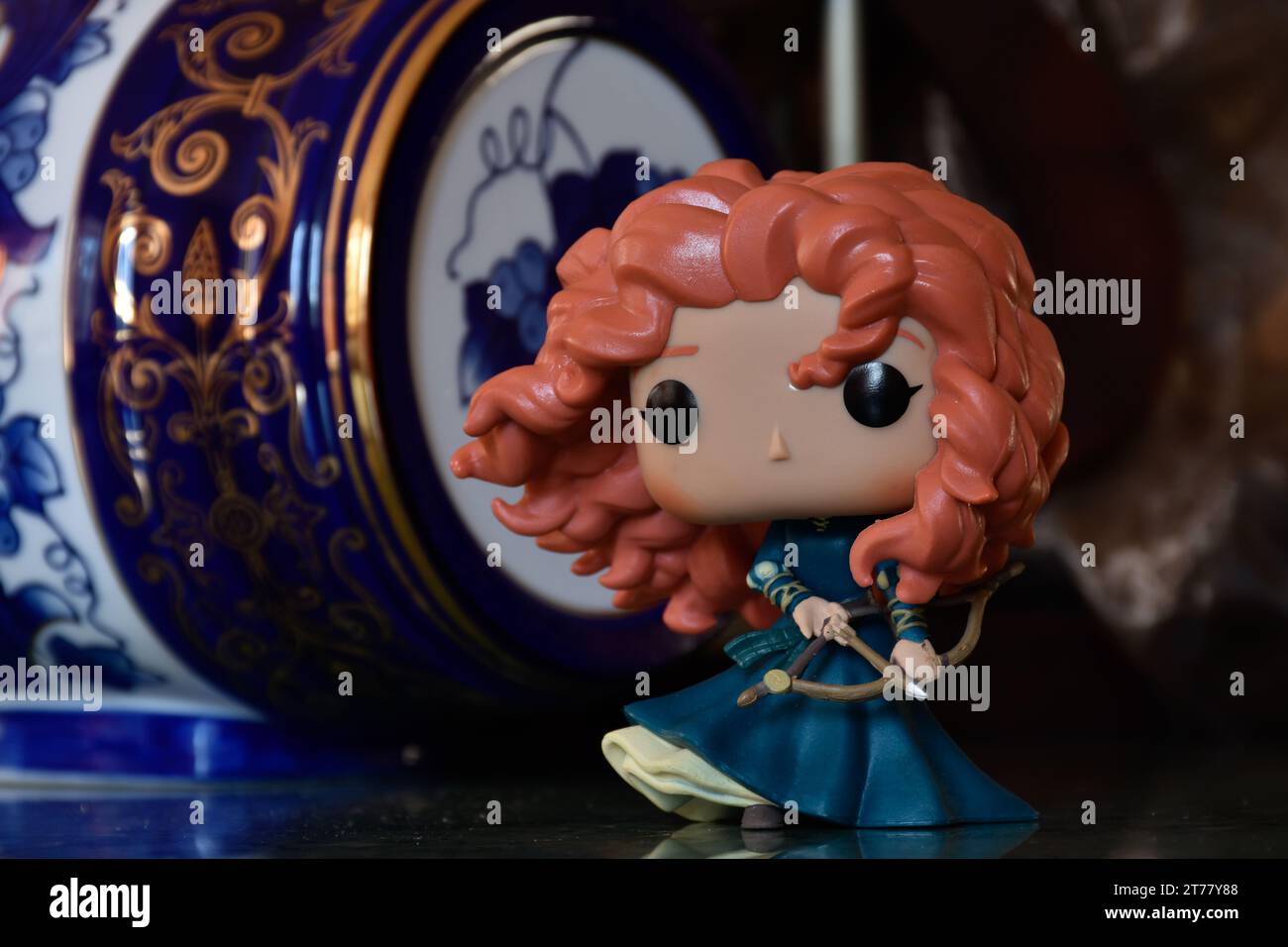 Funko Pop action figure of princess Merida with bow and arrow from ...