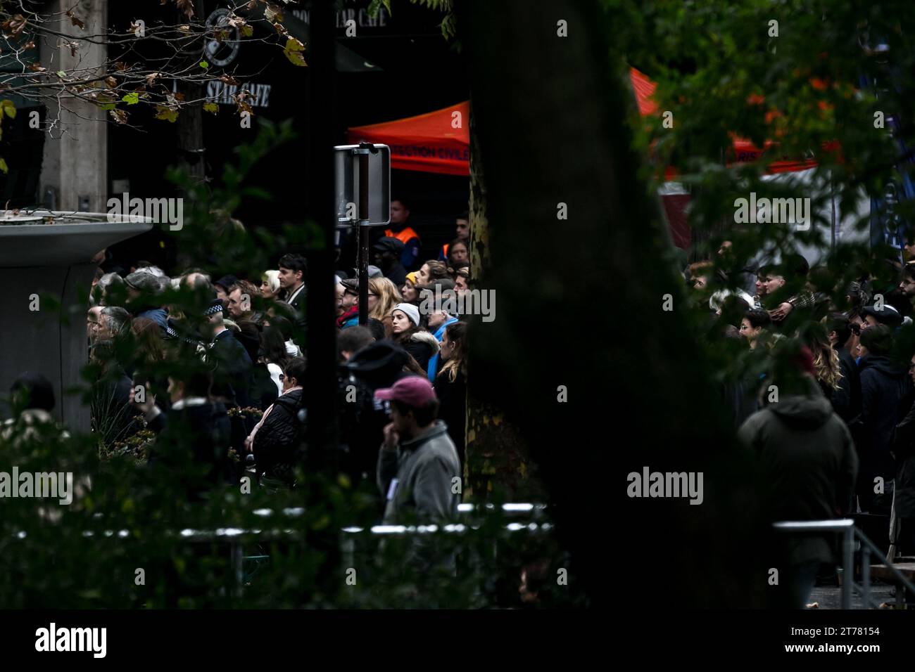 13 November 2023, Le Bataclan, Paris, France. Ceremony to pay tribute ...