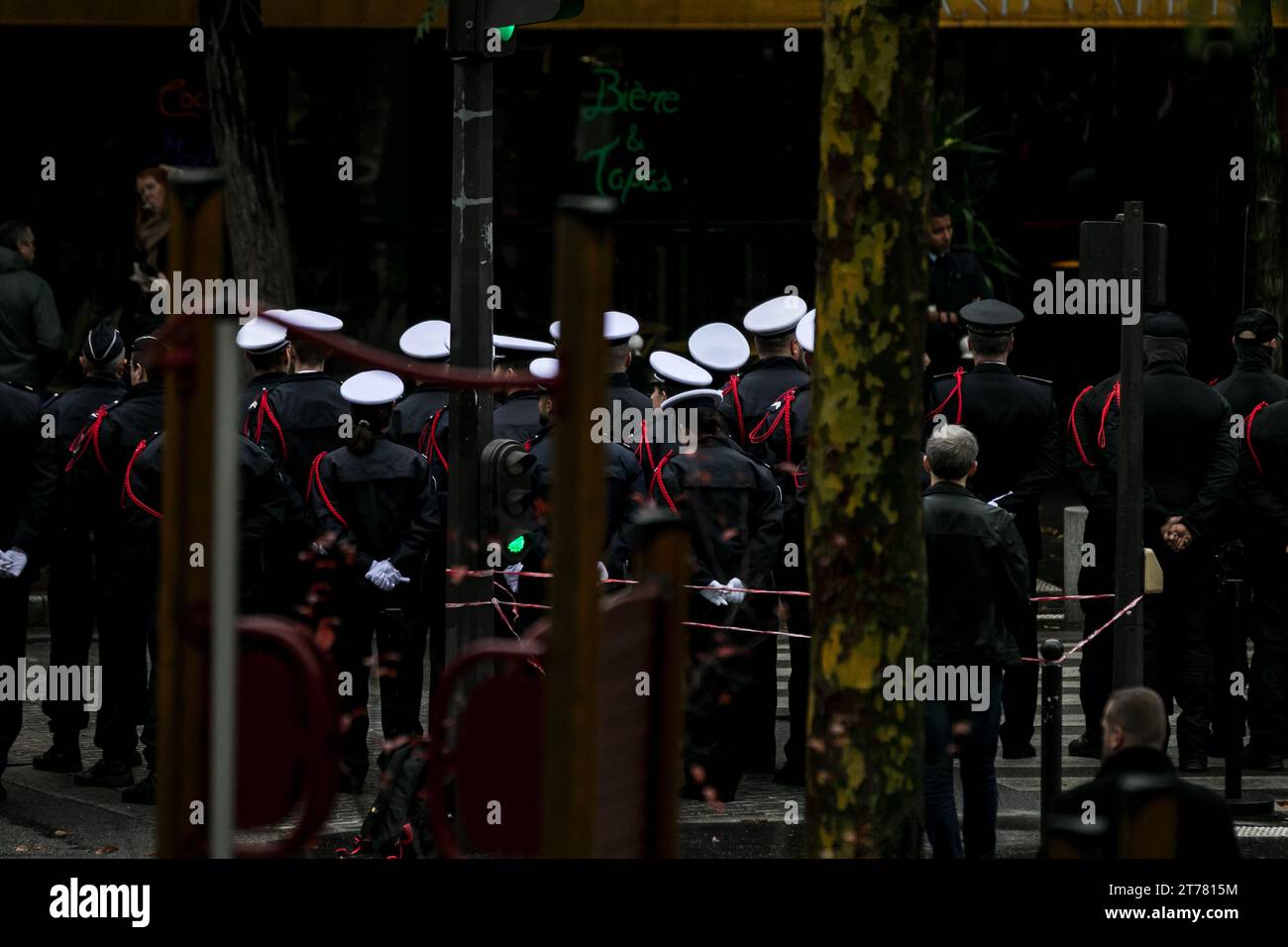 13 November 2023, Le Bataclan, Paris, France. Ceremony to pay tribute ...