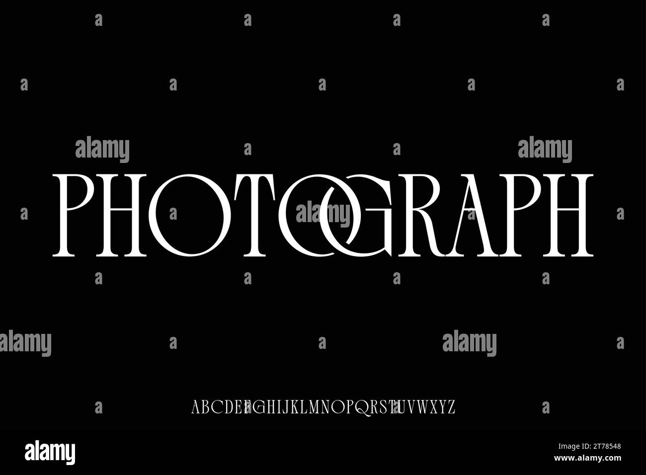 Alphabet of photography Stock Vector Images - Alamy