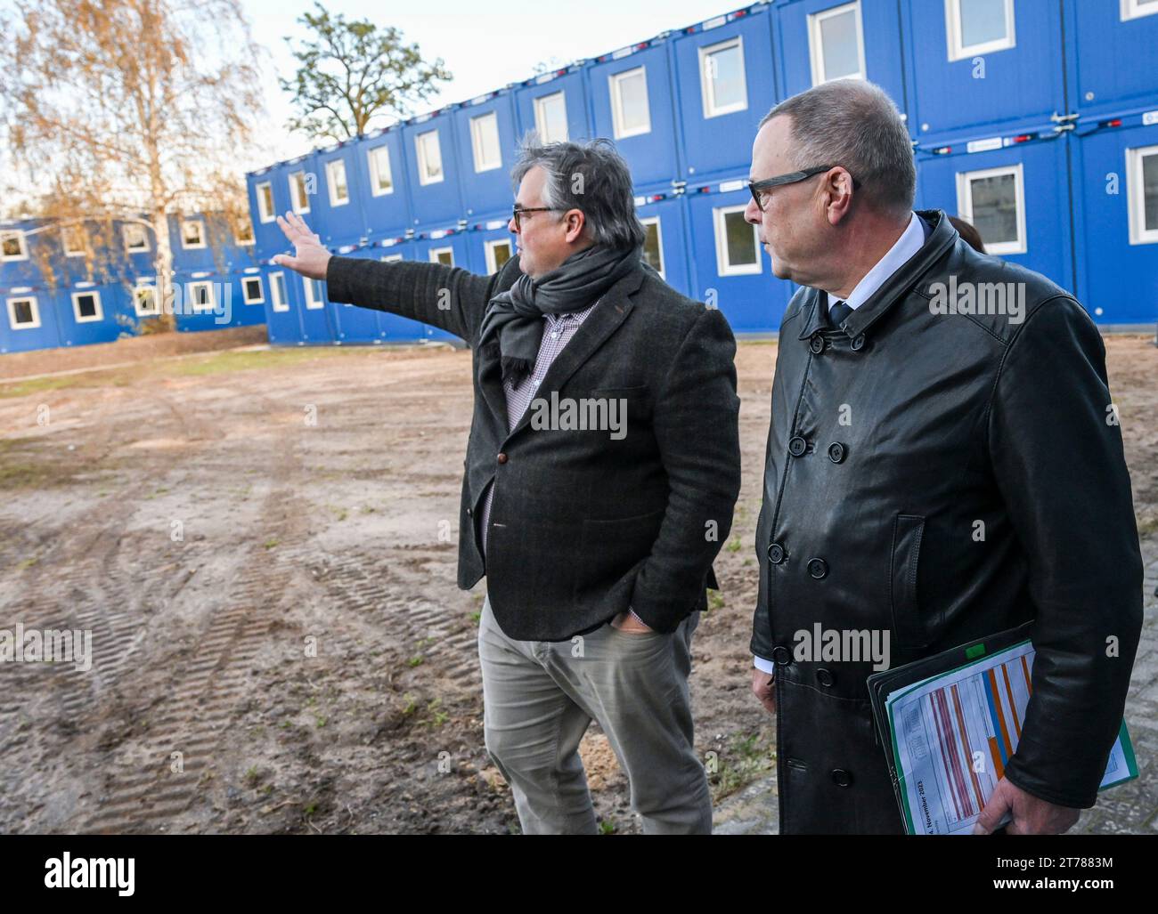 Zossen, Germany. 14th Nov, 2023. Brandenburg's Interior Minister ...