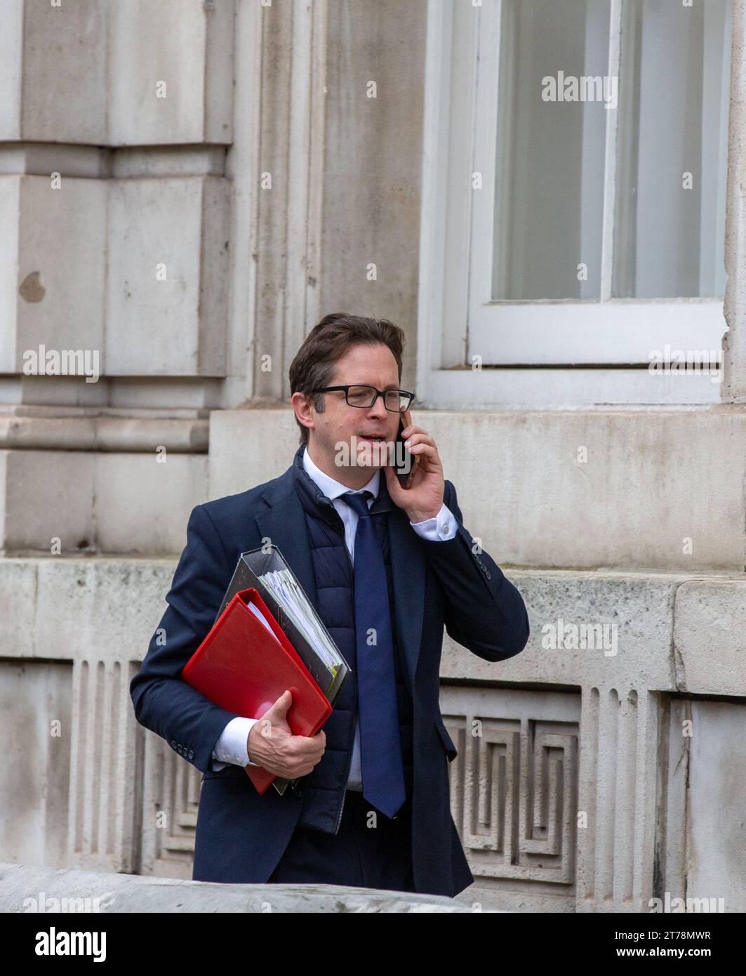 London, UK. 14th Nov, 2023. Alex Burghart MP of Brentwood at arrives at ...