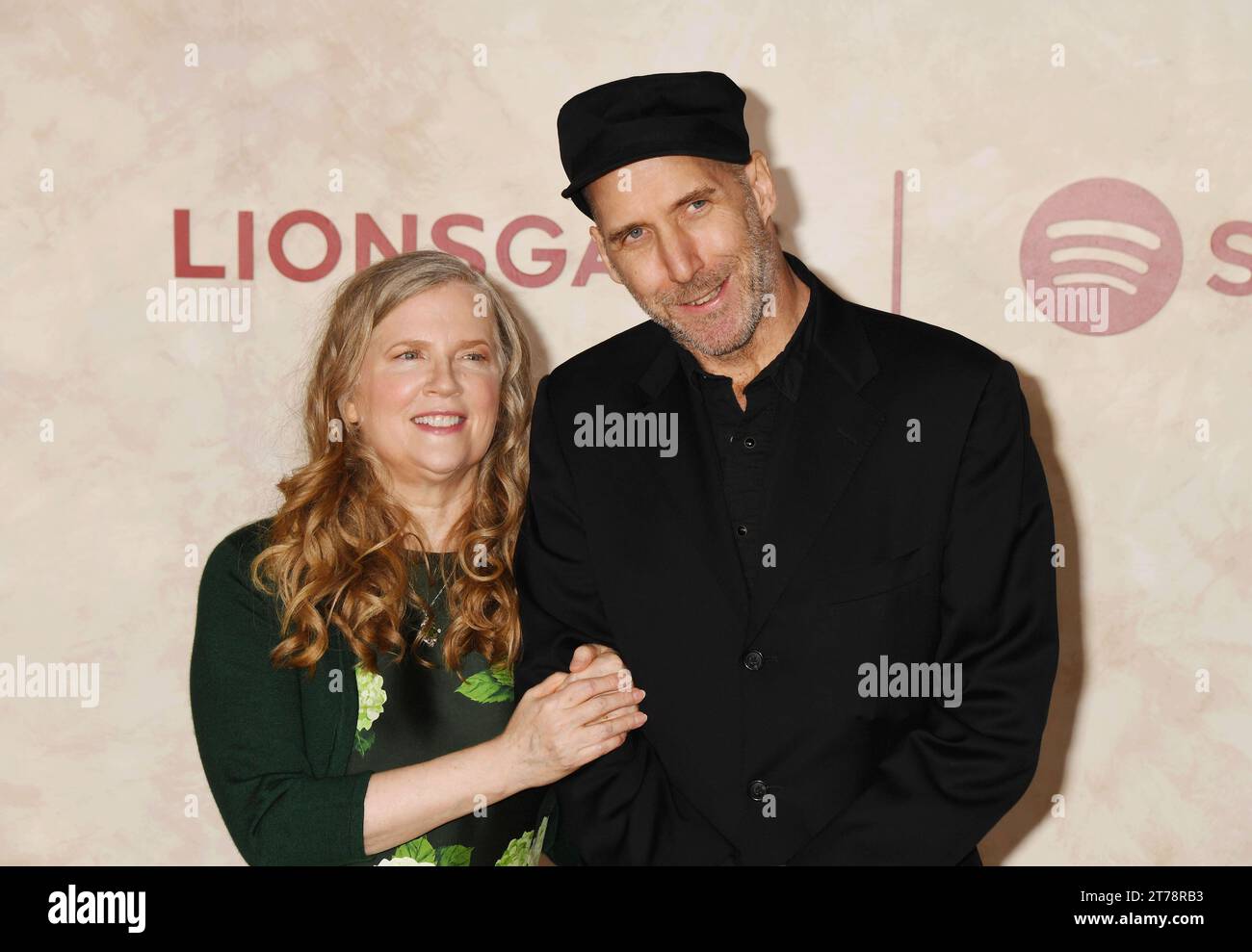 HOLLYWOOD, CALIFORNIA - NOVEMBER 13: (L-R) Suzanne Collins and Michael ...