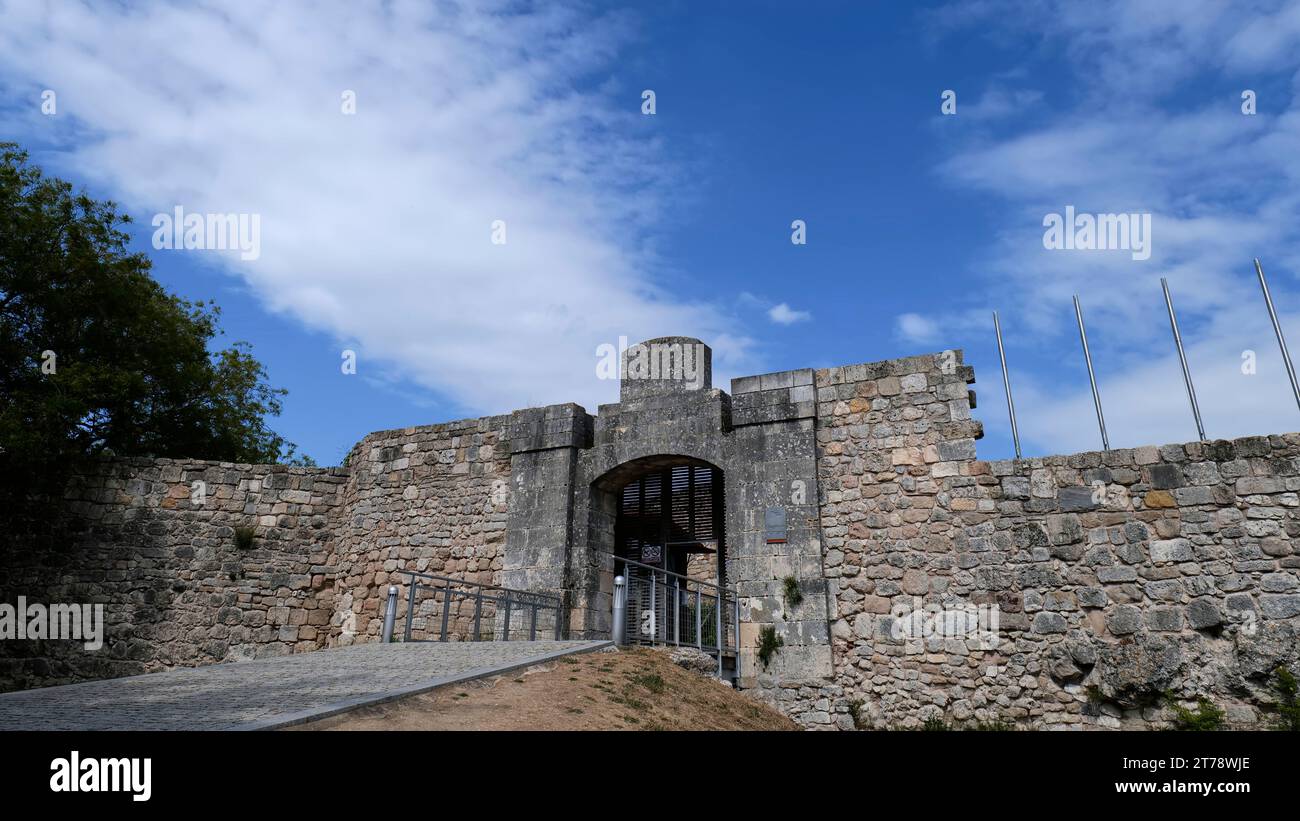 entrance to Castle of Burgos, San Miguel hill, Burgos, Castile & Leon ...
