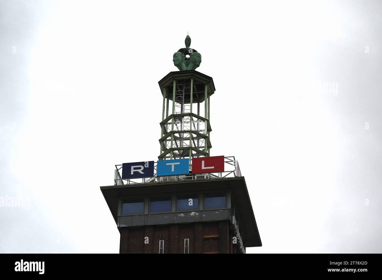 Schriftzug Logo von RTL Television, RTL Group und RTL Deutschland, ein ...