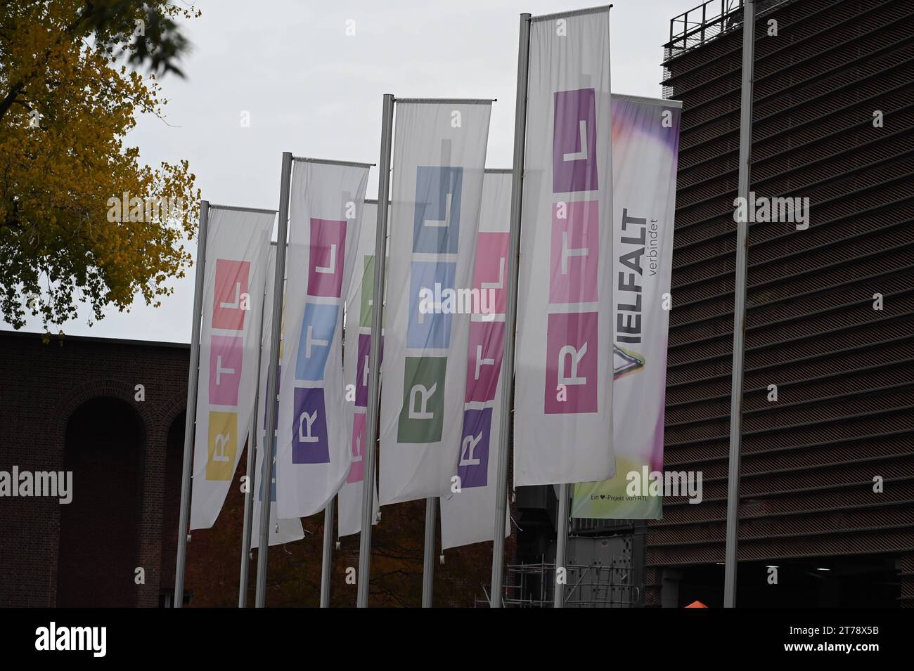 Schriftzug Logo von RTL Television, RTL Group und RTL Deutschland, ein ...