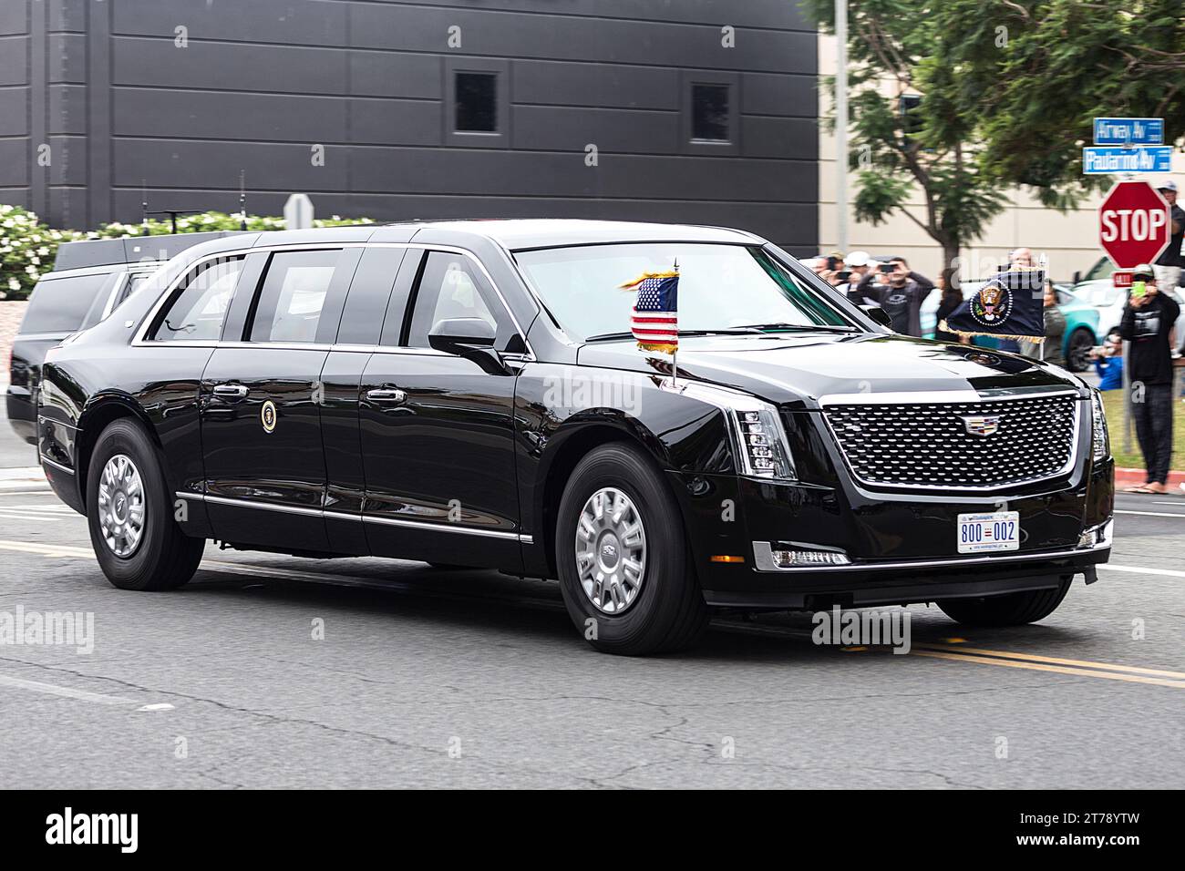 The motorcade for the President of the United States Stock Photo - Alamy