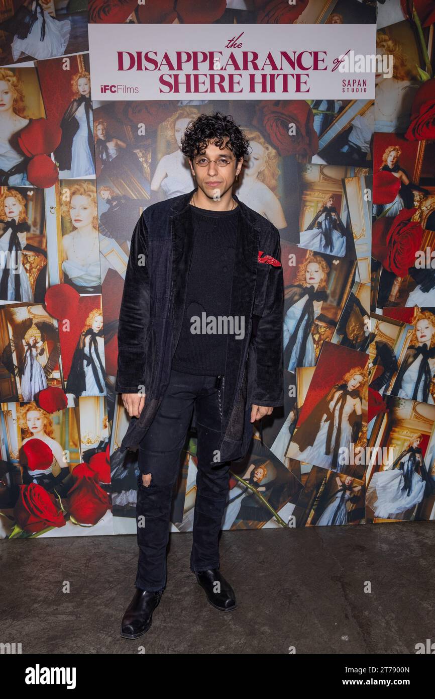 New York, USA. 13th Nov, 2023. Sebastian Chacon attends the special ...