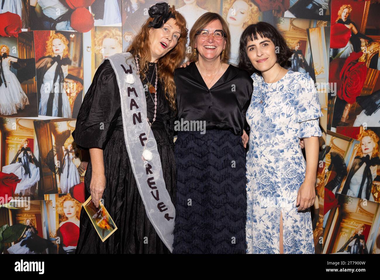 New York, USA. 13th Nov, 2023. Iris Brosch, Nicole Newnham, and Sophia ...