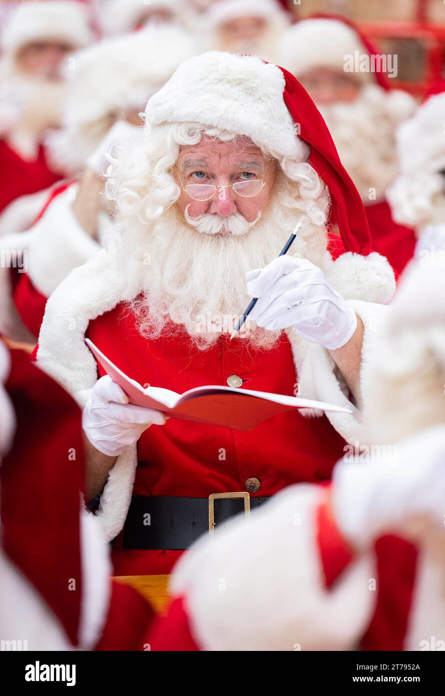 EDITORIAL USE ONLY Ministry of Fun's annual Santa School is held at The ...