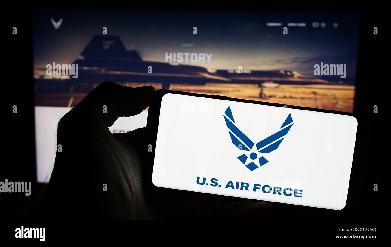 Us air force logo hi-res stock photography and images - Alamy