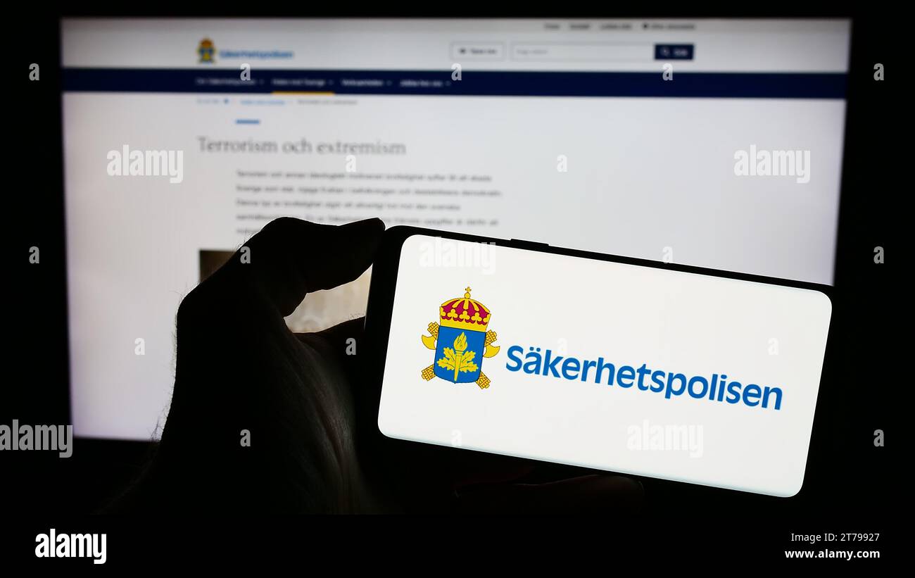 Sakerhetspolisen logo hi-res stock photography and images - Alamy