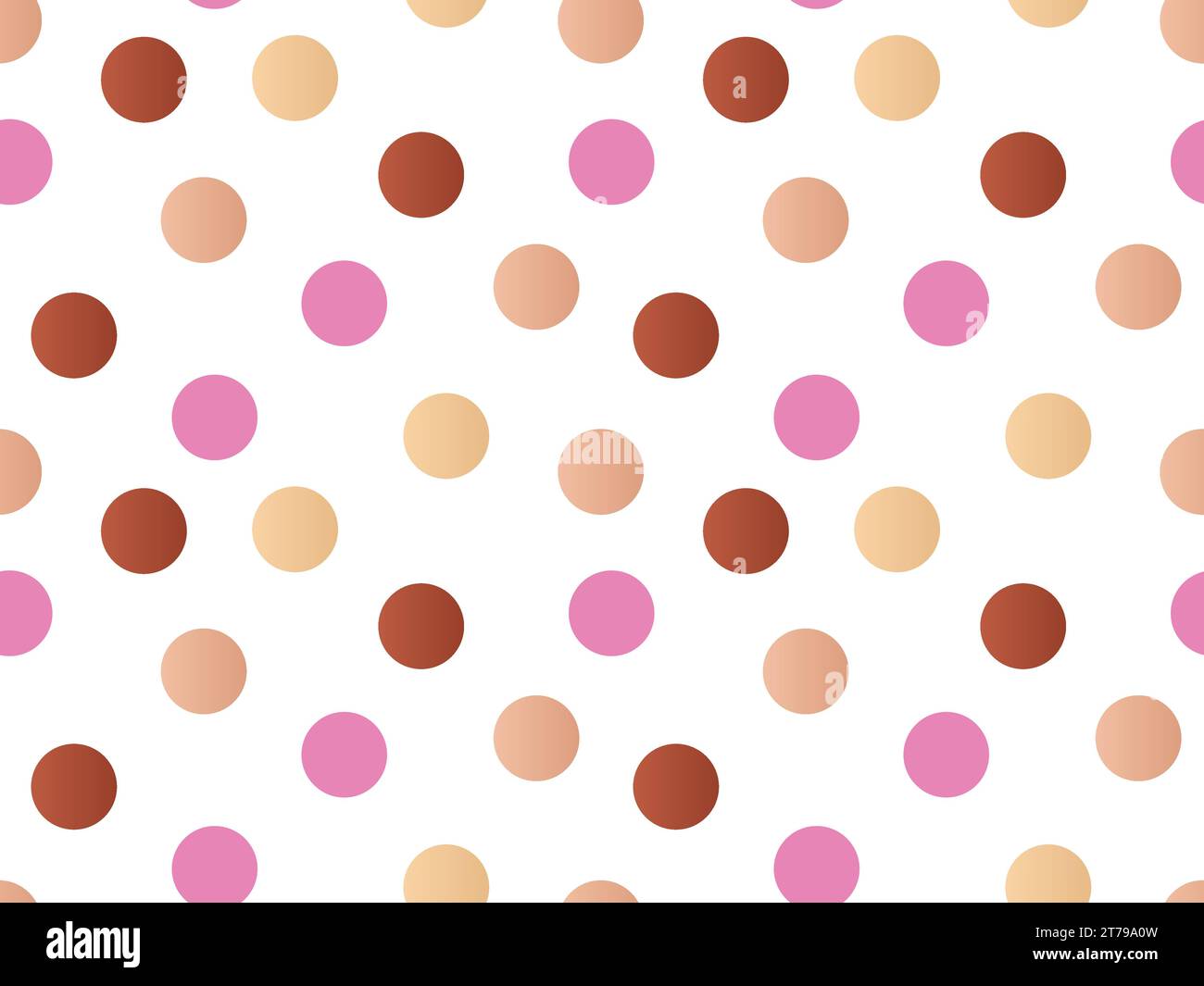 Seamless pattern in colored polka dots Stock Vector Image & Art - Alamy