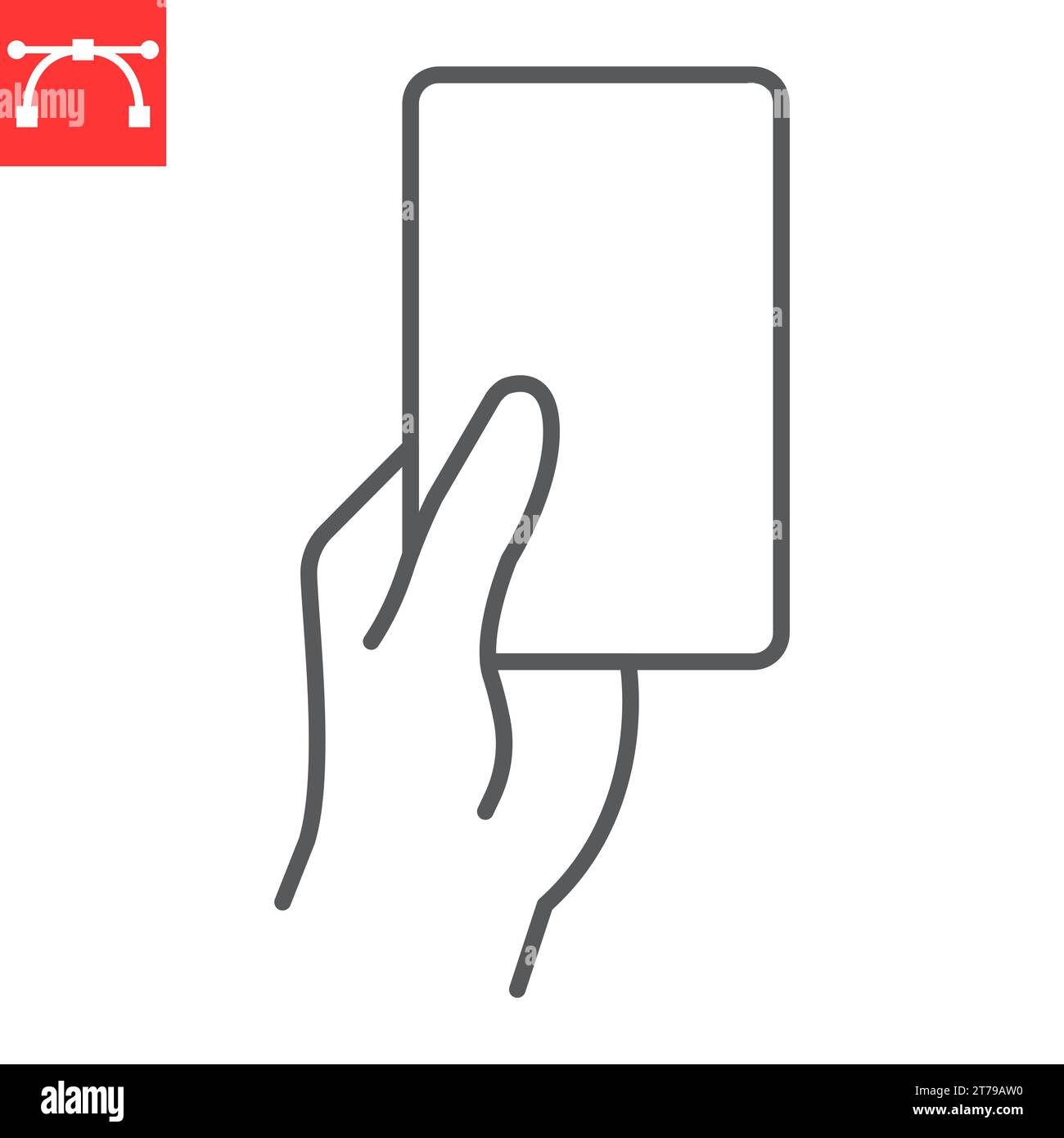 Football referee holding flag Stock Vector Images - Alamy